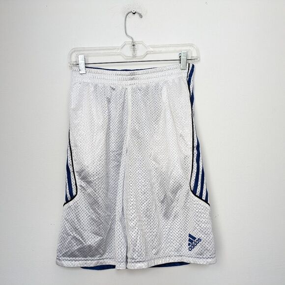 adidas | Shorts | Vintage Adidas Reversible Basketball Shorts Bluewhite ...